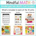 Kindergarten Math Curriculum - 100 Math Lessons, Math Centers, Workshe