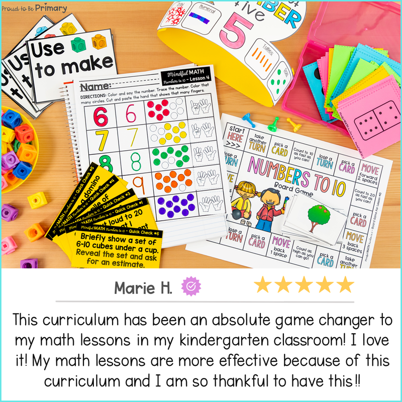 Kindergarten Math Curriculum Centers Worksheets Assessments - 100 Kind
