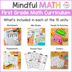 Grade 1 MATH Curriculum - 1st Grade Math Bundle for the Entire Year