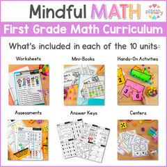 Grade 1 MATH Curriculum - 1st Grade Math Bundle for the Entire Year