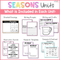 Spring Summer Fall Winter Writing & Reading Activities, Crafts, Scienc