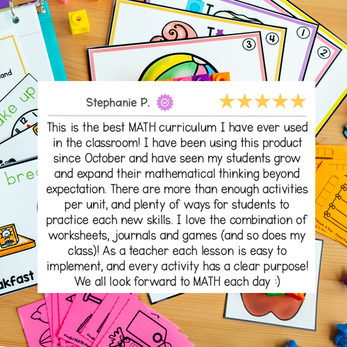 Grade 1 MATH Curriculum - 1st Grade Math Bundle for the Entire Year