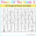 85 Weekly Poems & Poetry Comprehension Small Group Shared Reading Acti