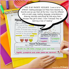 Reading Comprehension Passages Bundle