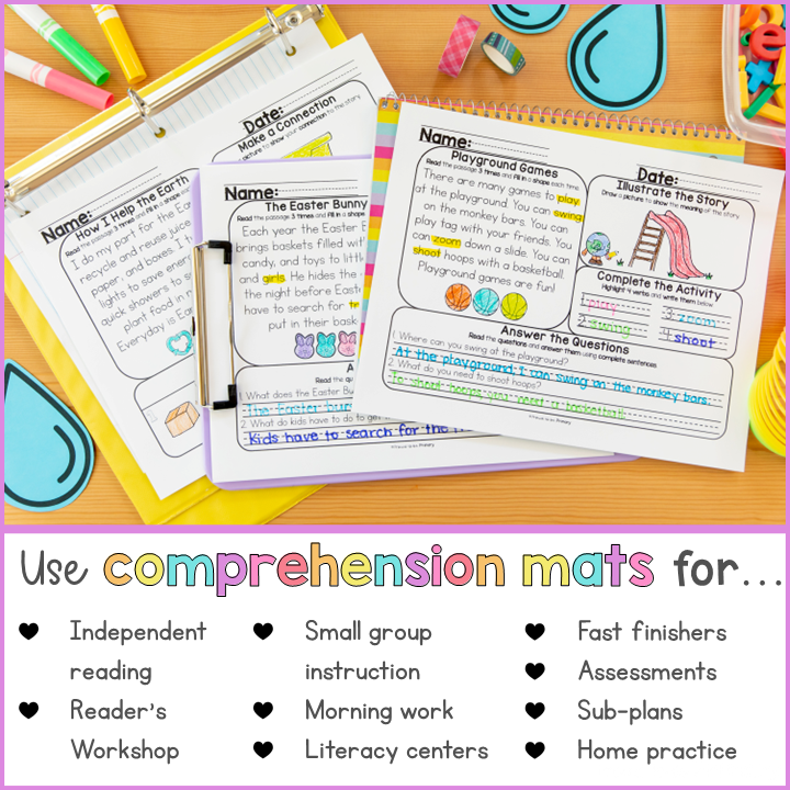 April Reading Comprehension Passages – Proud to be Primary