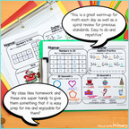 December Christmas Math Morning Work Worksheet Activities 1st Grade Ma