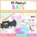 Bat Non-Fiction ELA & Animal Science Unit