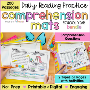 Reading Comprehension Passages Bundle