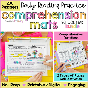 Reading Fluency Comprehension Passages & Questions
