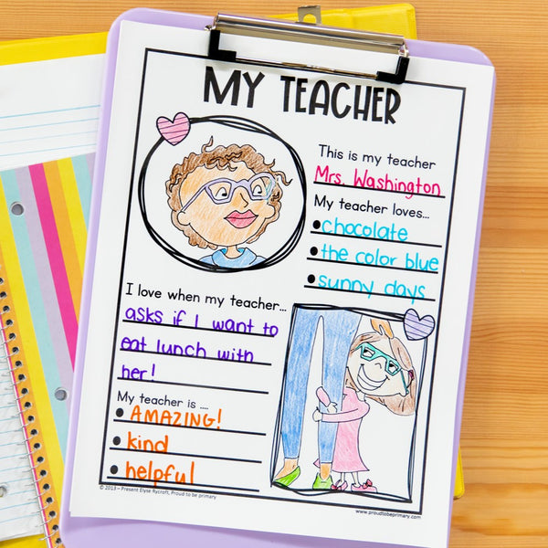 End of the Year Memory Book – Proud to be Primary