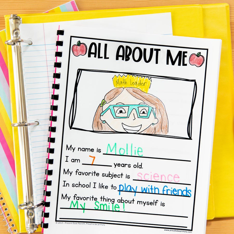 End of the Year SEL Memory Book Cover & Writing Prompts 1st-3rd Grades