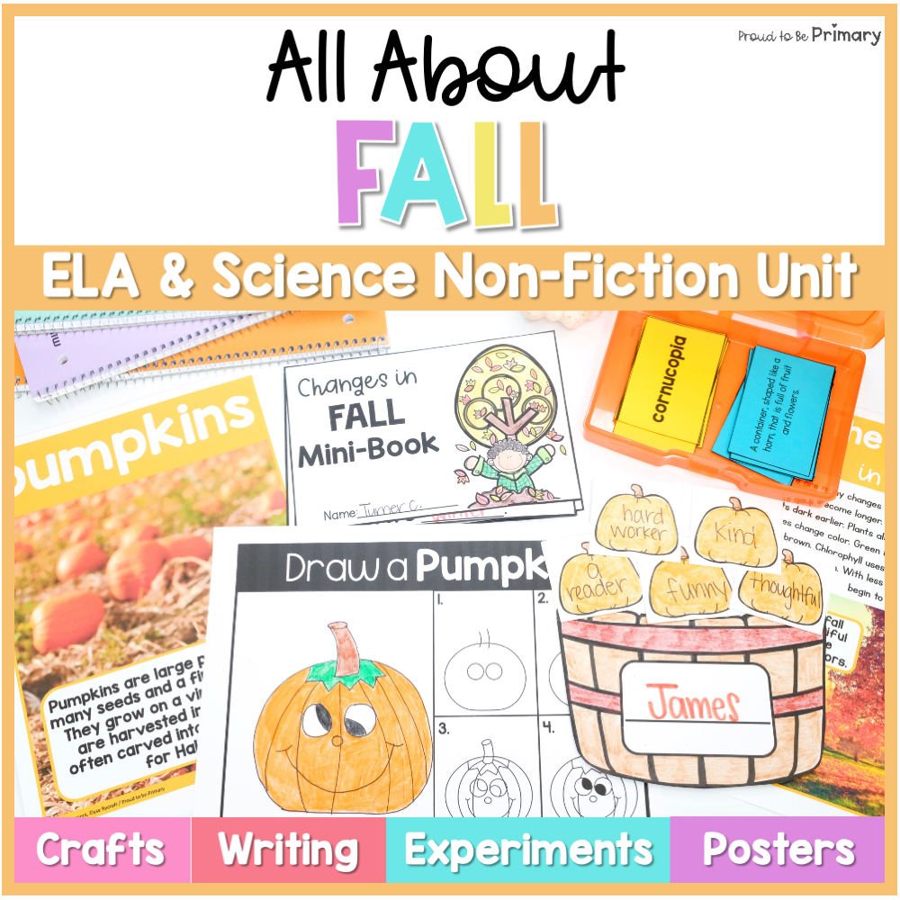Fall Season Non-Fiction ELA & Science Unit – Proud to be Primary