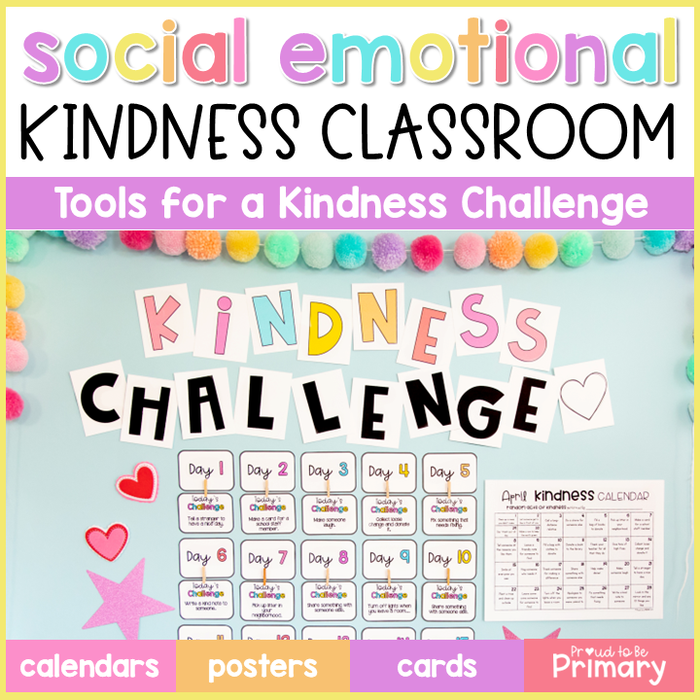 Kindness Classroom Challenge, Calendars, & Activities - Random Acts of
