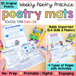 Poem of the Week Poetry Activity Mats Bundle
