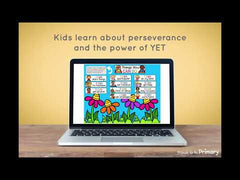 Growth Mindset Brain Digital Lesson Slides & Activities, Posters, Sort