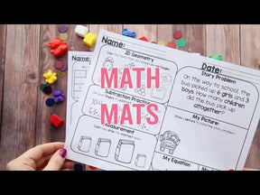 Math Review Worksheets Bundle for First Grade