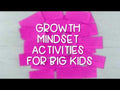 Growth Mindset Activities, Posters & Bulletin Board + SMART Goal Setti