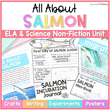 Salmon Life Cycle Spring Science Unit Lessons, Activities, Craft, Proj