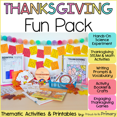 Thanksgiving Activities - Turkey Crafts, Games, Bulletin Board