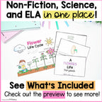 Parts of a Plant Life Cycle, Spring Flower Craft, Writing Activities P