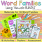 Word Family Short Vowel CVC and CVCC Activities for Kids