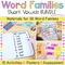 Word Family Short Vowel CVC and CVCC Activities for Kids