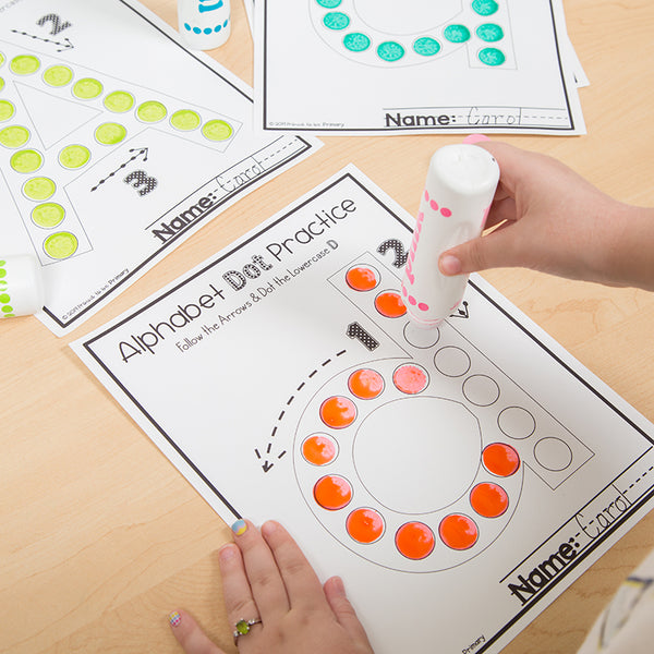 Alphabet Letter Dot Pages – Proud to be Primary