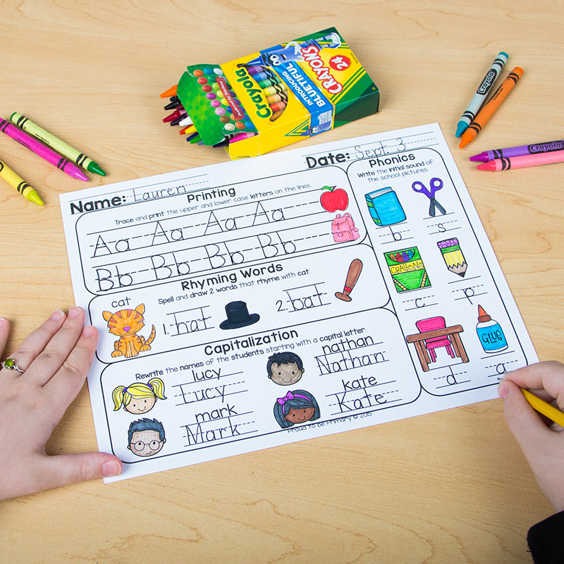 Word Work Daily Language Practice Mats BUNDLE – Proud to be Primary