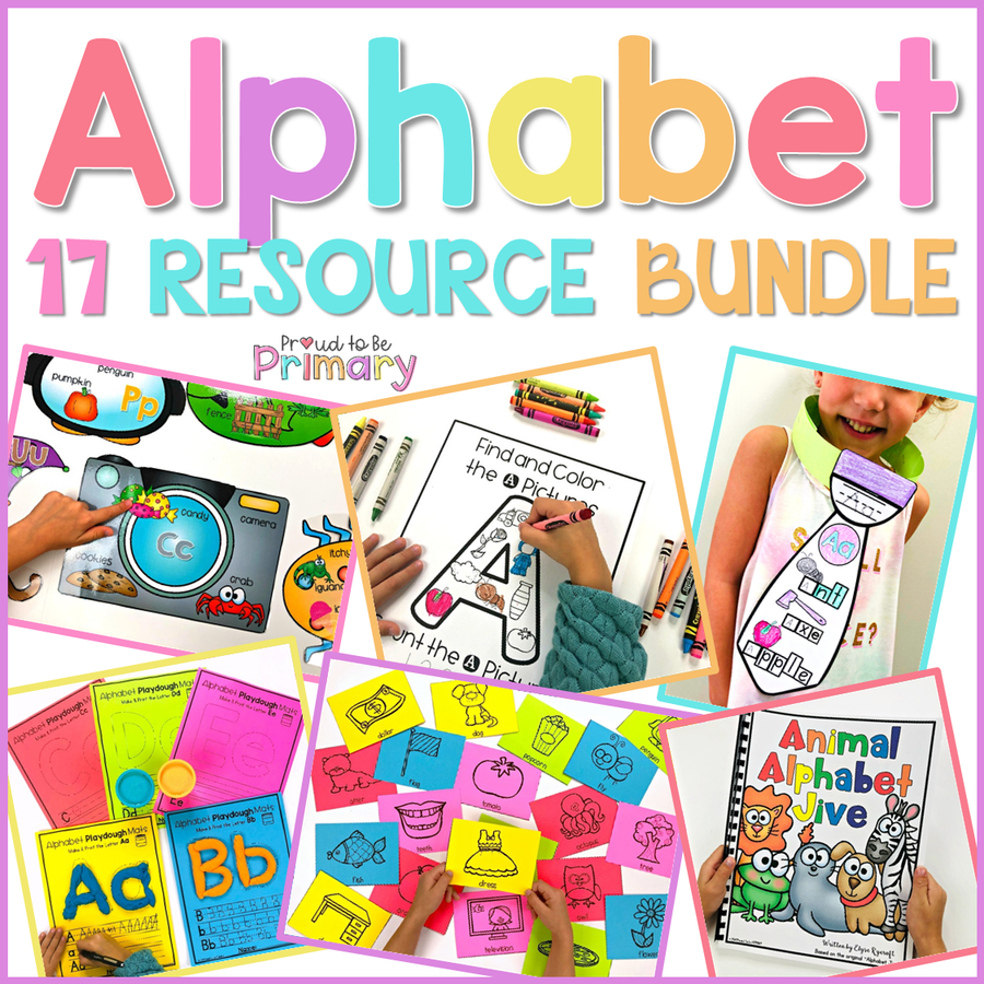 Alphabet Activities - HUGE Bundle of 17 Resources