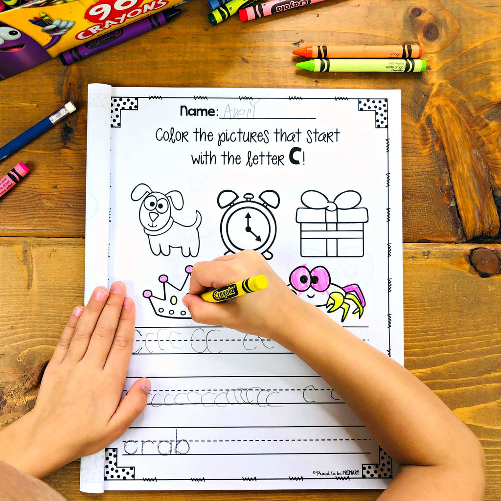 Alphabet Coloring Book – Proud to be Primary