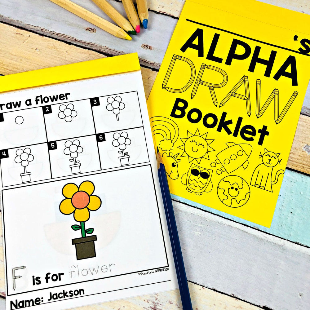 Alphabet Directed Drawing Bundle - Draw the Alphabet