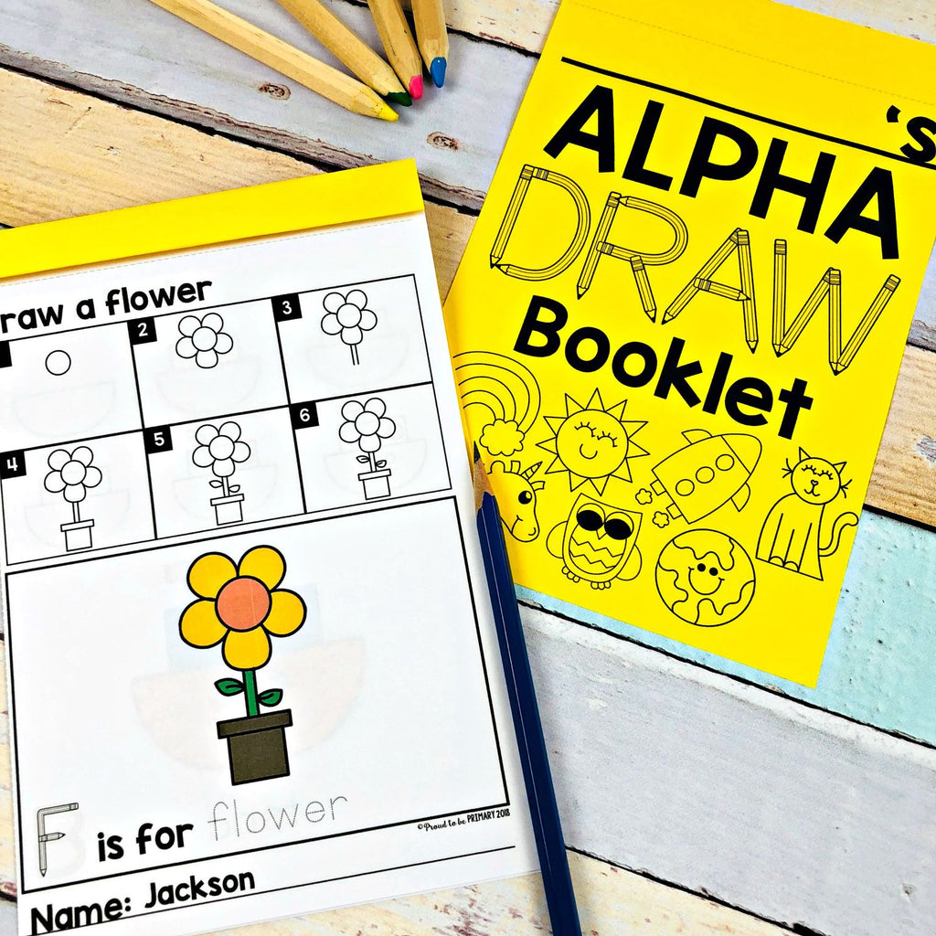Alphabet Directed Drawing Bundle - Draw the Alphabet – Proud to be Primary