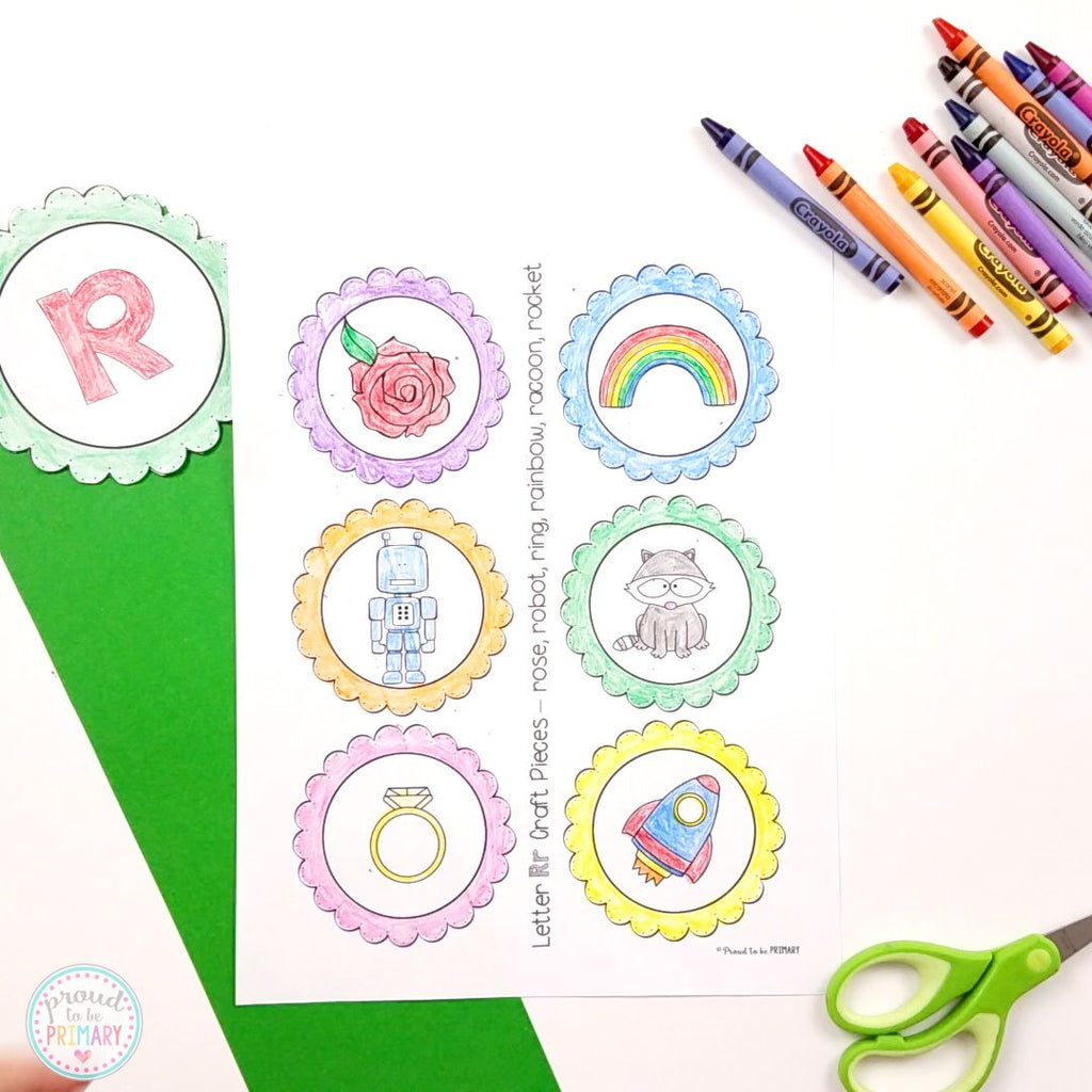 Alphabet Letter Sounds Strip Crafts – Proud to be Primary