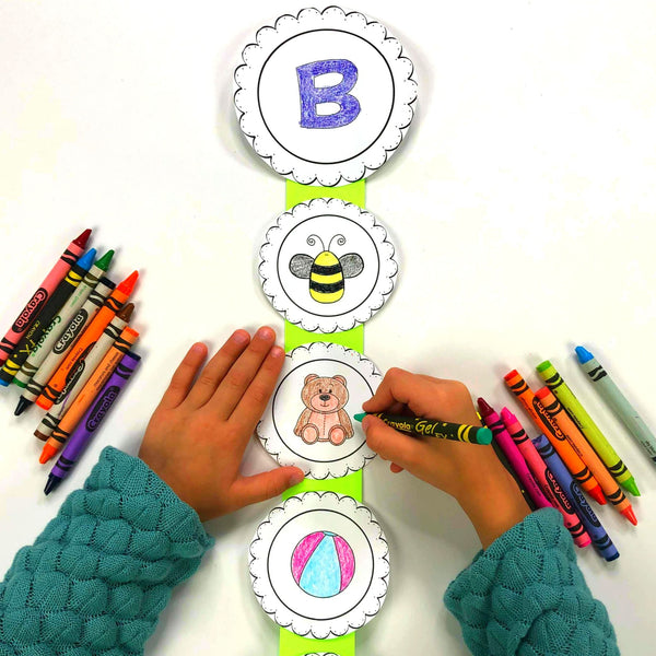 Alphabet Letter Sounds Strip Crafts – Proud to be Primary