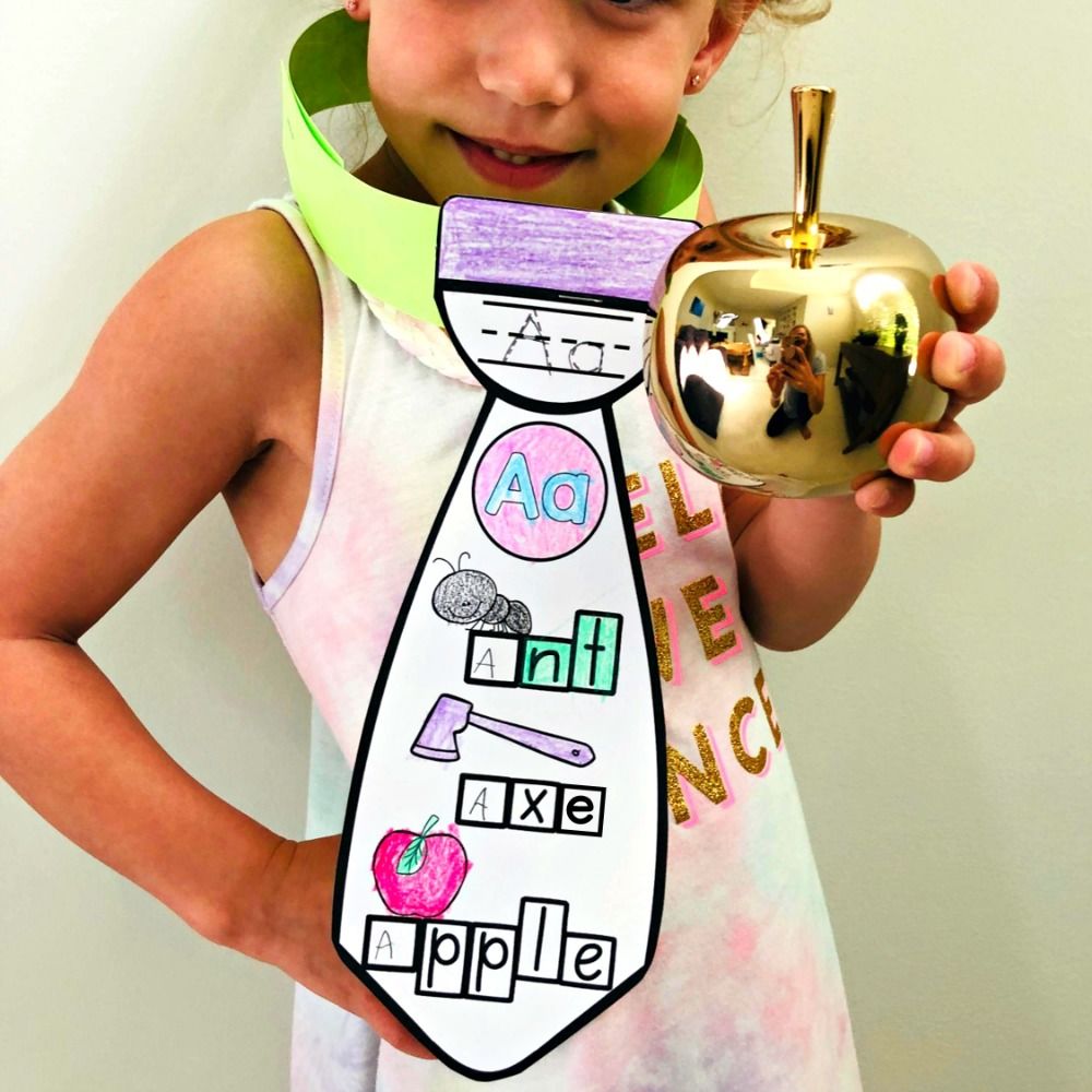 Alphabet Letter Ties – Proud to be Primary