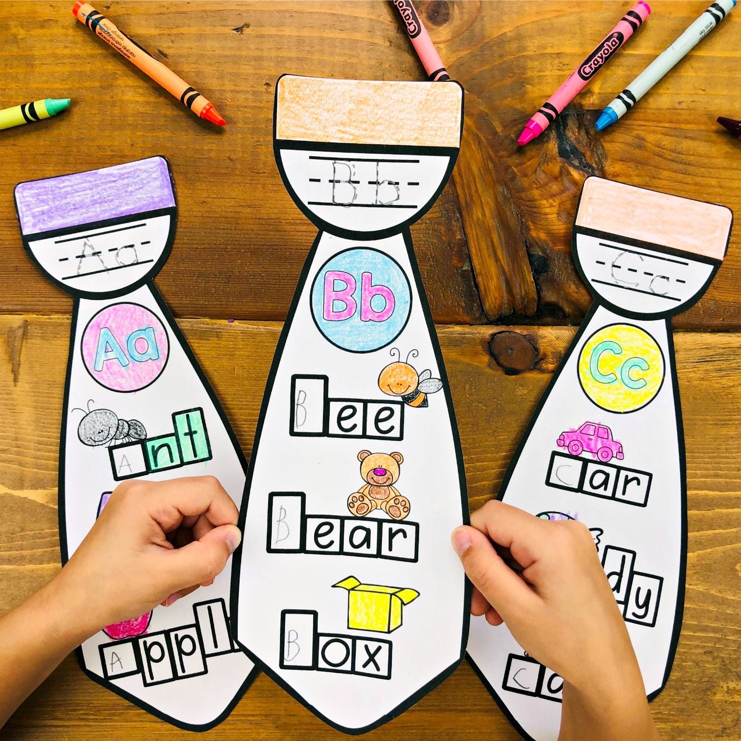 Alphabet Letter Ties – Proud to be Primary