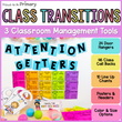 Transitions Tools Attention Getters, Door Signs, & Line Up Chants