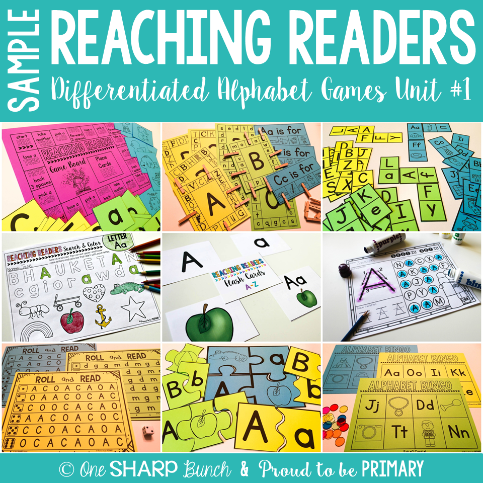 Guided Reading Alphabet Games