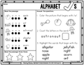 Guided Reading Comprehension Alphabet Checks