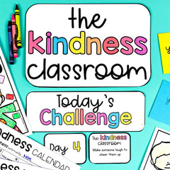 Kindness Classroom Challenge + Calendars - Social Emotional Learning S ...