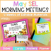 May Spring SEL Morning Meeting Slides Activities, Questions, Greetings