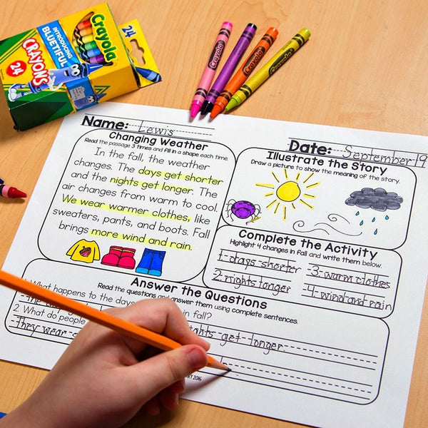 October Reading Comprehension Passages – Proud to be Primary