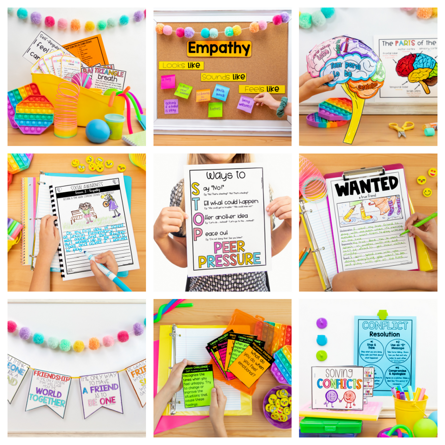 Social Emotional Learning, Social Skills, & Character Education Bundle