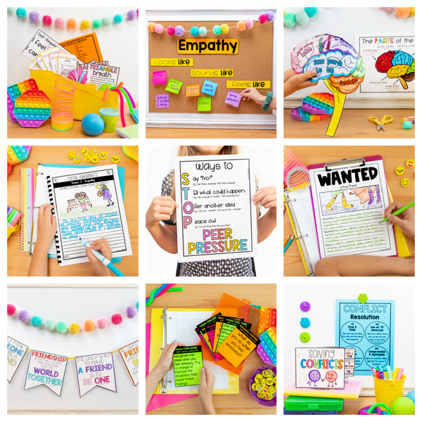 Social Emotional Learning, Social Skills, & Character Education Bundle ...