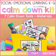 Calm Down Corner Kit - Feelings Chart, Calming Strategies, Breathing V