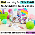 Brain Breaks & Movement Activities - Group Games & Transitions