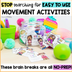 Brain Breaks & Movement Activities - Group Games & Transitions