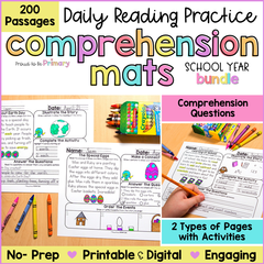 Reading Comprehension Passages Bundle