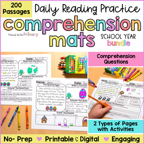 Reading Comprehension Passages Bundle