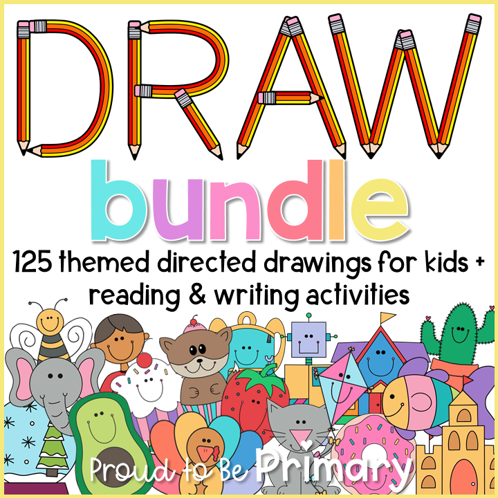 125 Themed Directed Drawings & Reading and Writing Activities – Proud ...